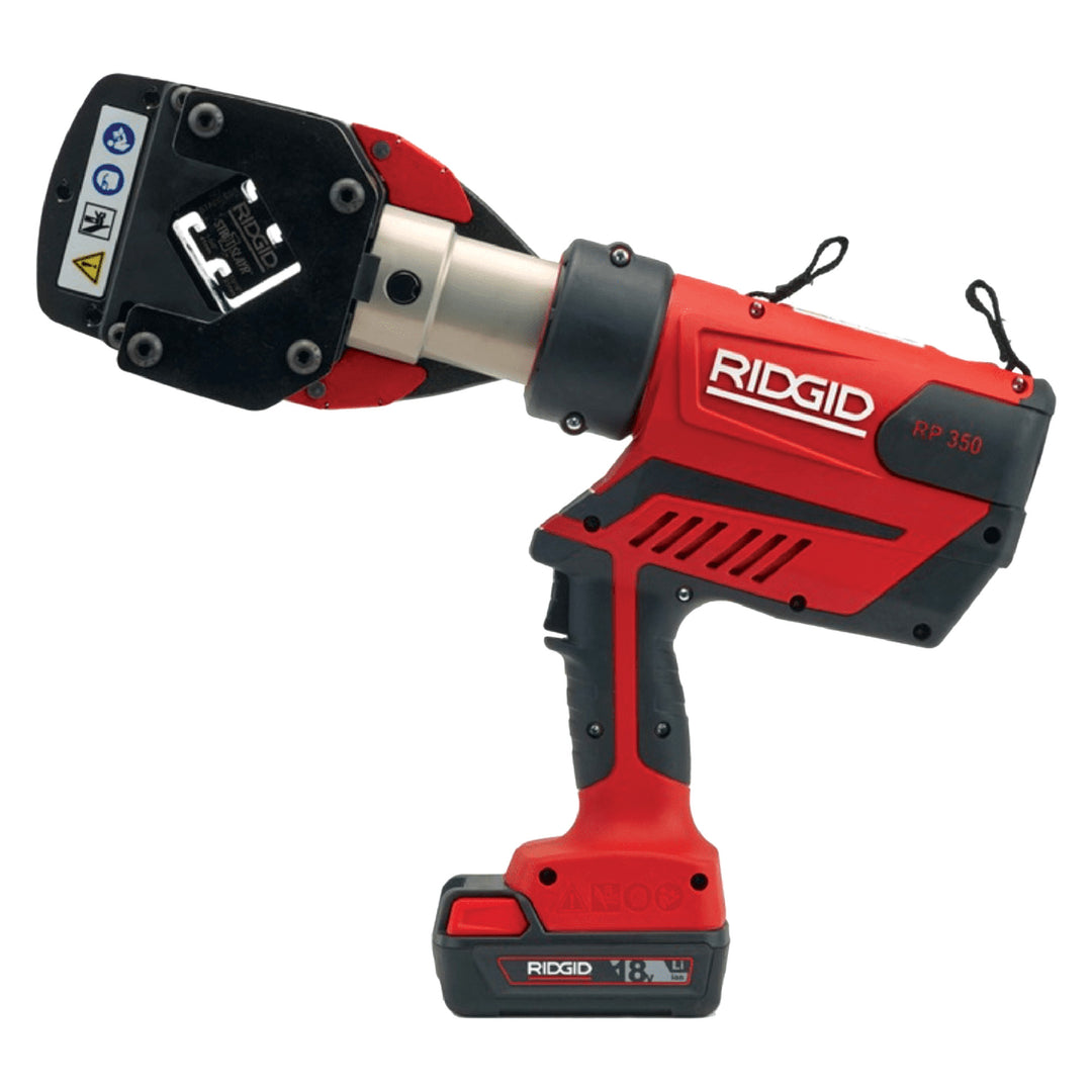 Ridgid Press Tool - complete with two batteries and charger (PFV001 ...